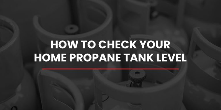 How to Check Your Propane Tank Level | Warm Water Method