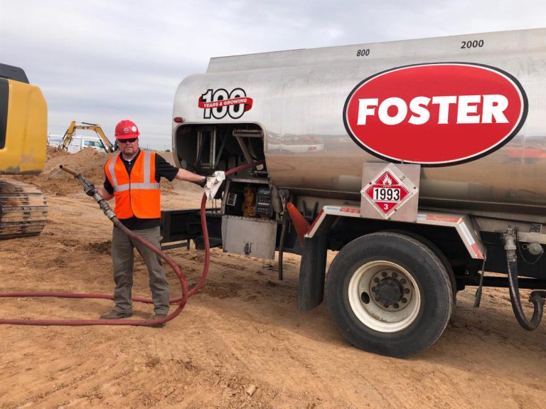 Construction Site Fuel Delivery - Foster Fuels Inc.